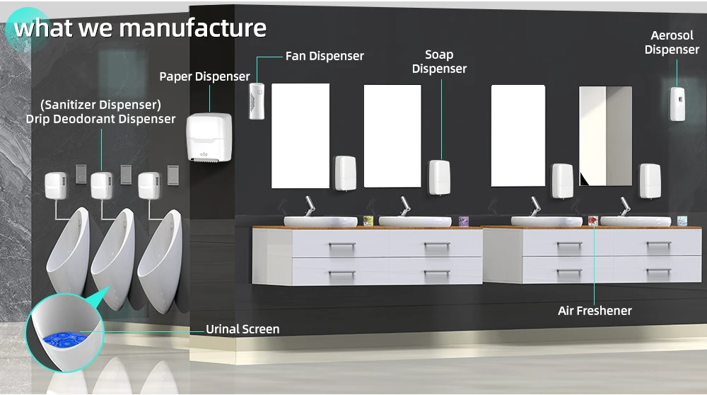 Urinal Sanitizer Dispenser Drip Deodorant Dispenser for Urinals and ...