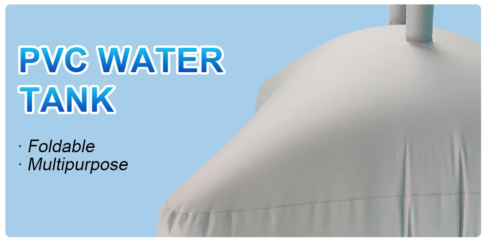 Collapsible 600-50000L PVC Water Storage Tank More Than 5 Years Life ...