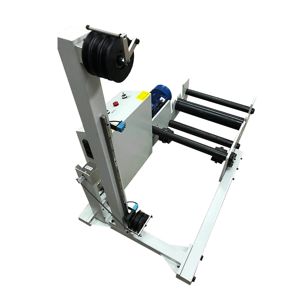Large Cable 400kg Loading Spool Roller Feeding Machine Cable Feeder ...