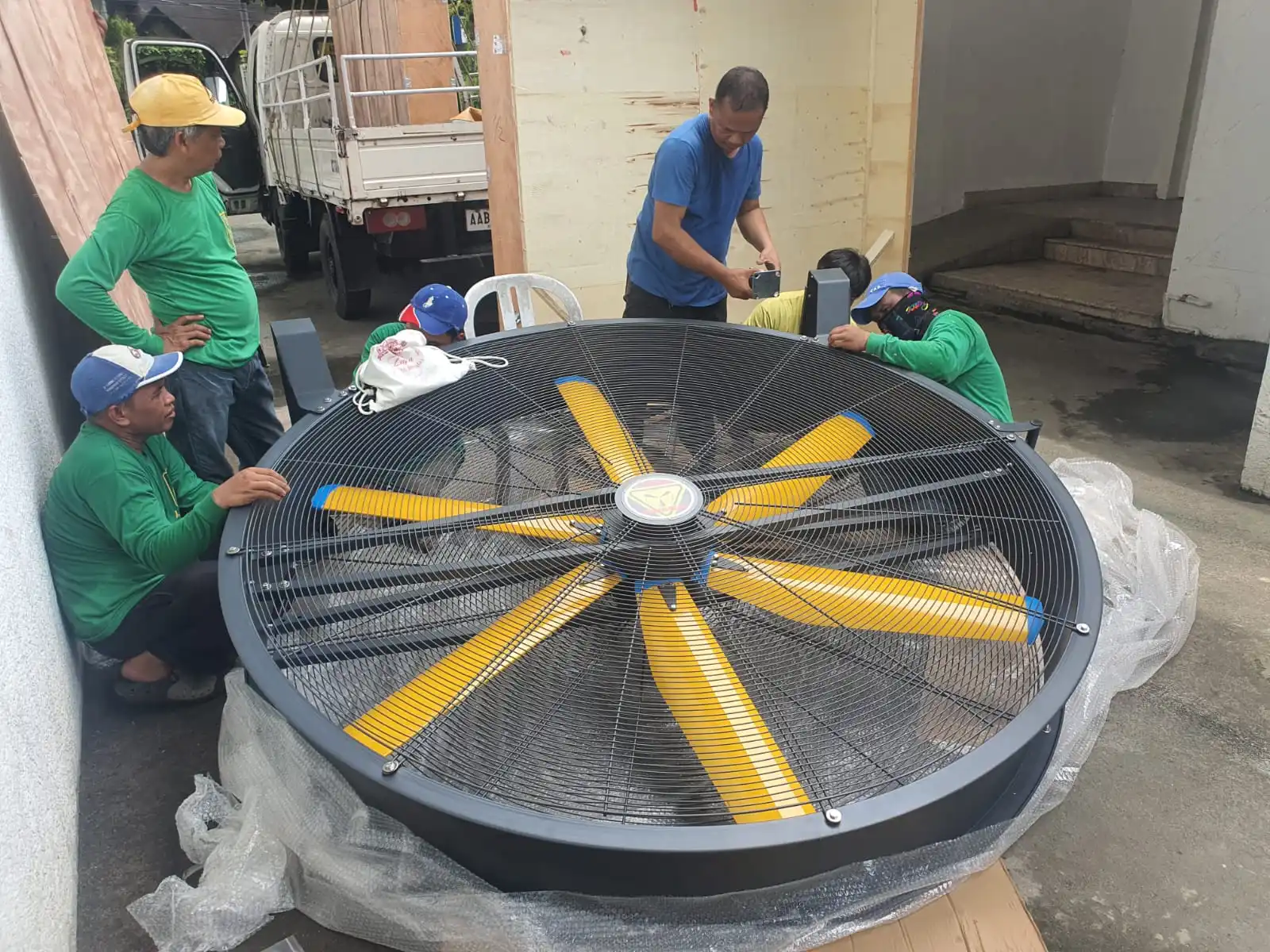 Stand Fan Movable Hvls Cooling Fan For Workshop - Buy Stand Fan,Movable ...