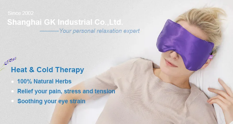High Quality Yoga Mulberry Silk Weighted Eye Mask Filled With Flaxseeds ...