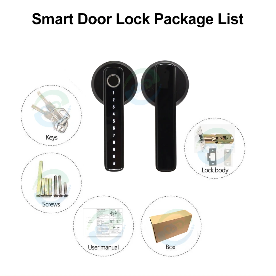 Smart Door Handle Lock - Secure Your Space Efficiently