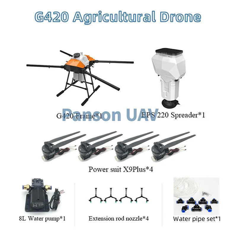 Eft G420 Seed Sprayer 20l 20kg Agricultural Sprayer Drone/remote Controlled Uav Drone Crop ...