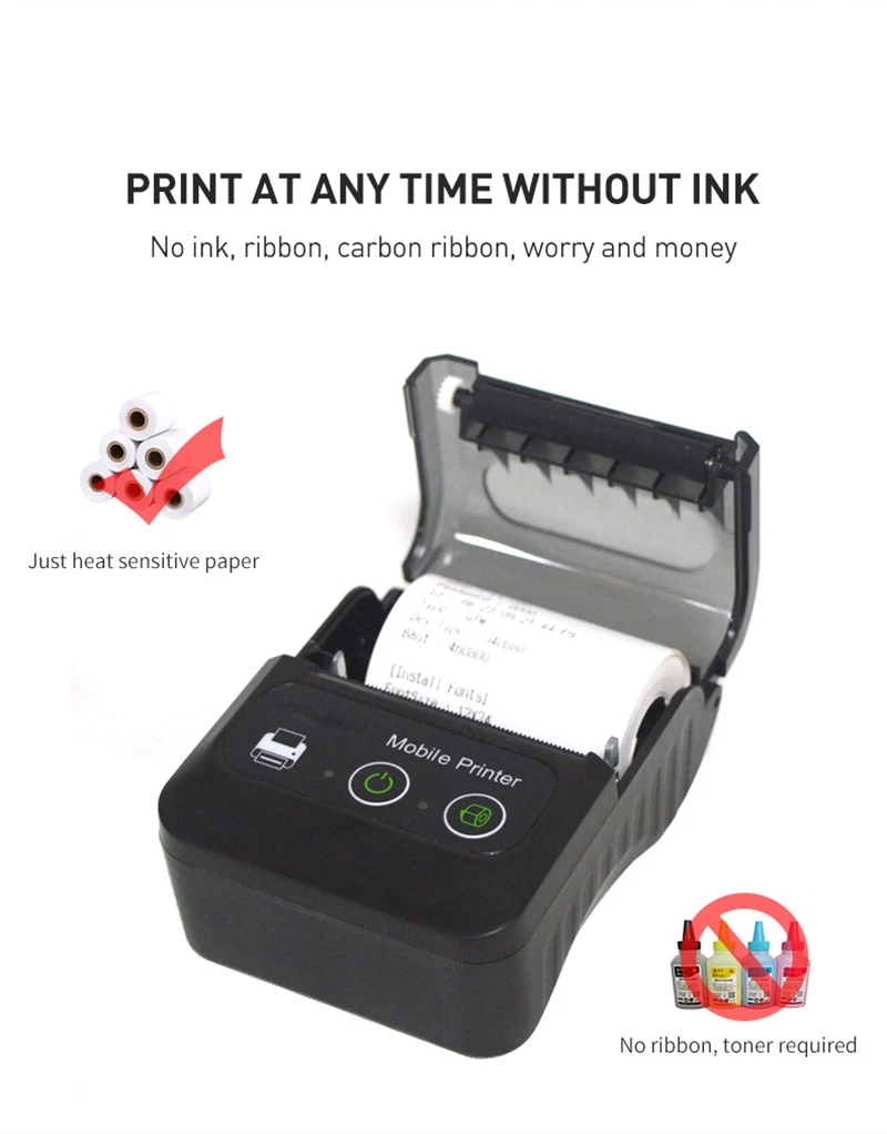 High Quality USB Thermal Bill Receipt Printer with Blue Tooth