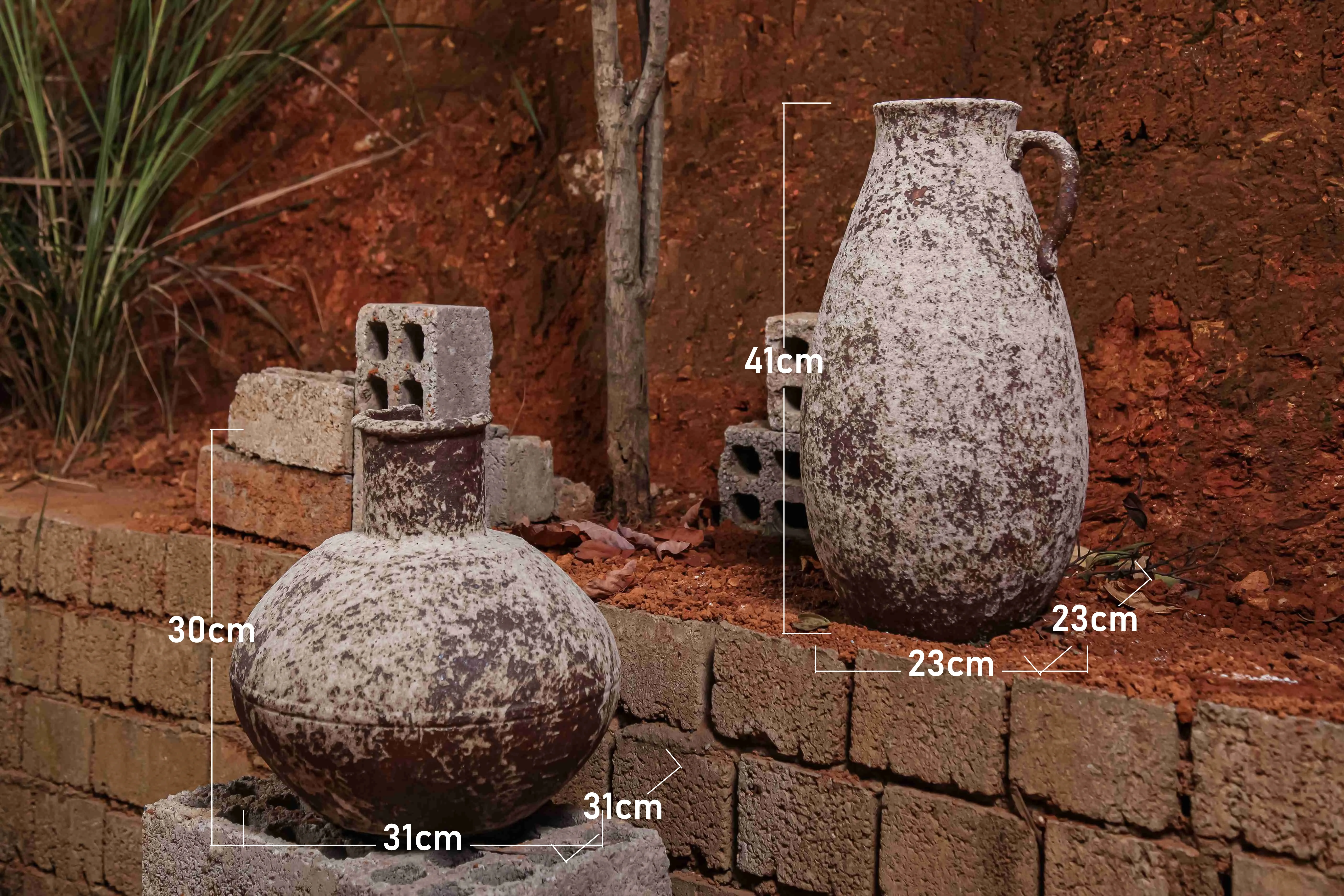 Terracotta Pottery Nordic Antique Vintage Jarrones Outdoor Decor Rustic ...