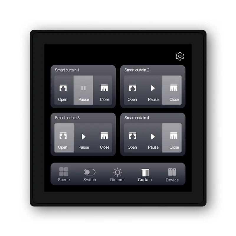 2025 T3Epro 4 Inch Touch Screen Smart Switch Panel for Home Automation ...