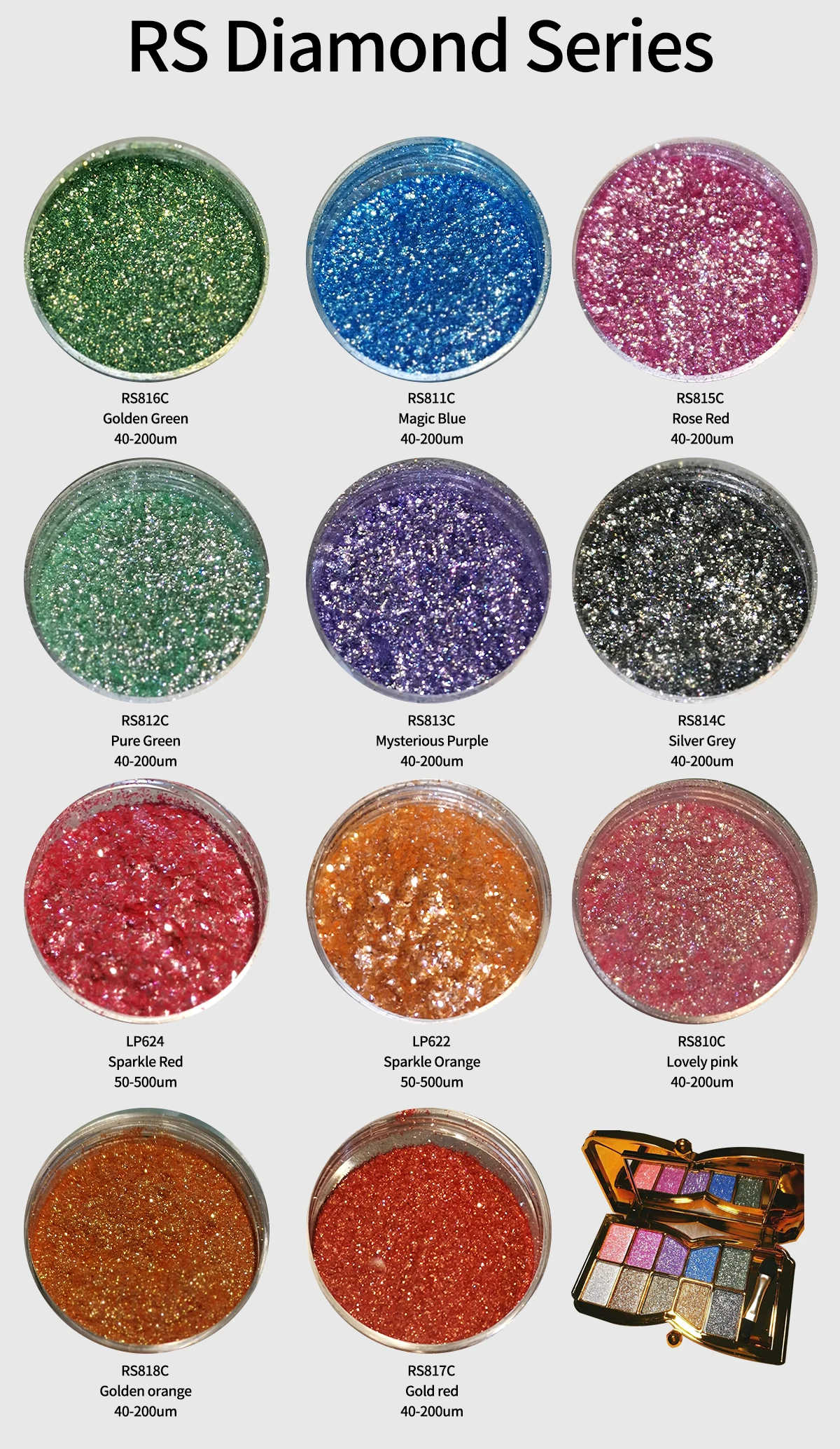 Flash Rose Mica - Multi-Color Chameleon Pigment for Cosmetics