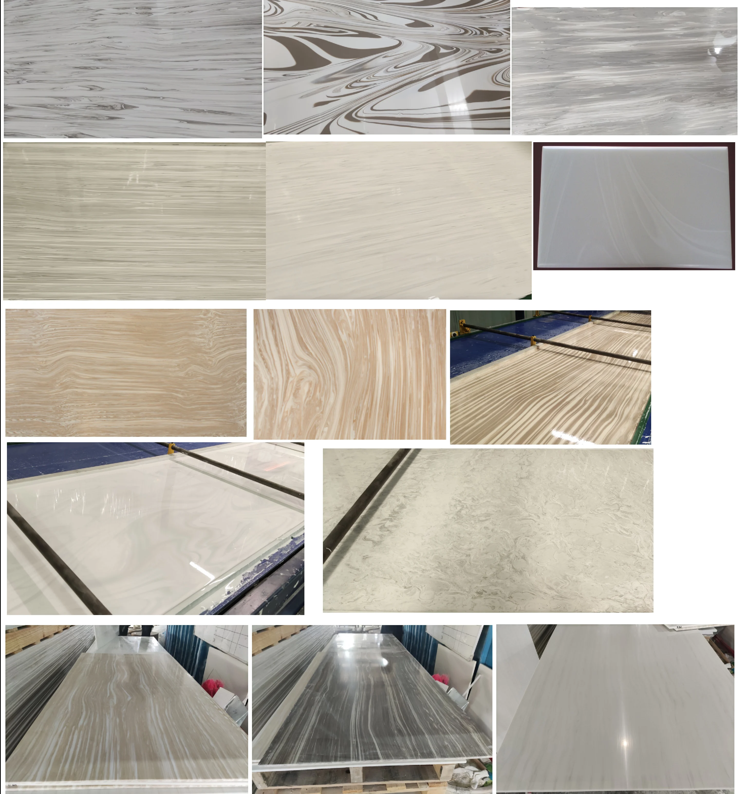 JINLU Automatic Acrylic Solid Surface Production Line - PMMA & MMA ...