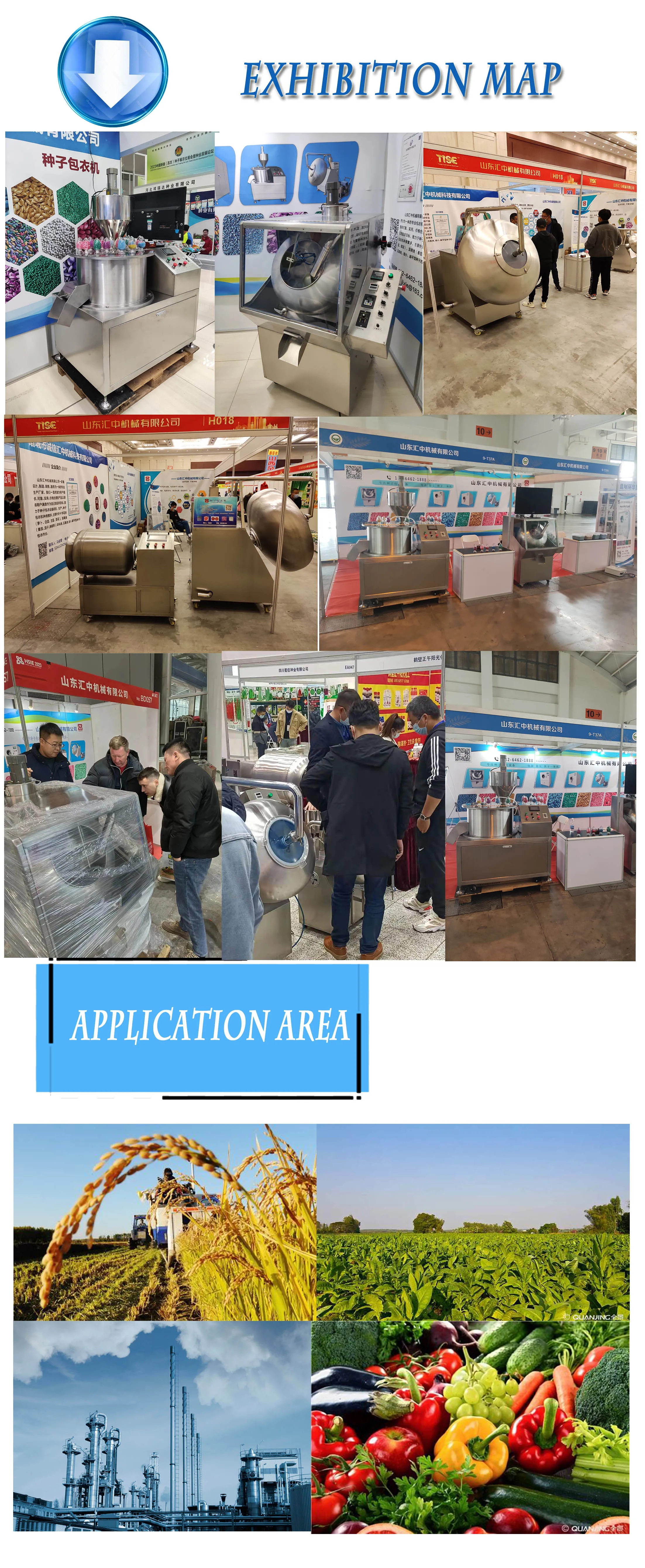 Batch Seed Coating Machine with Quantitative and Timed Automatic ...