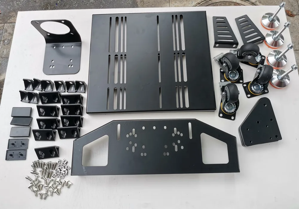 Sim Racing Rig - 4040 40120 Kit Black 4080 Aluminium Frames