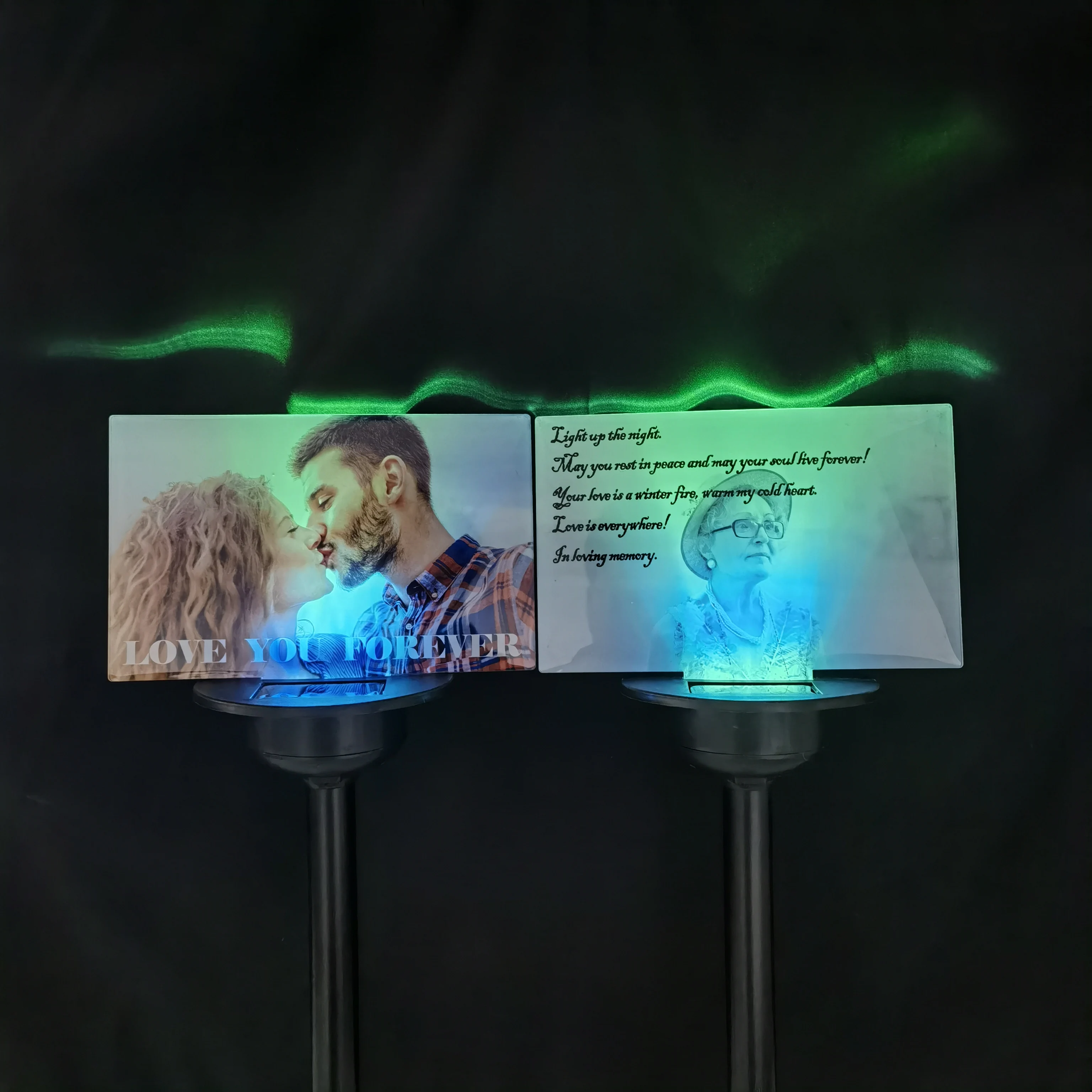 Customized Solar Energy Garden Lights - Sublimation Acrylic Lamps