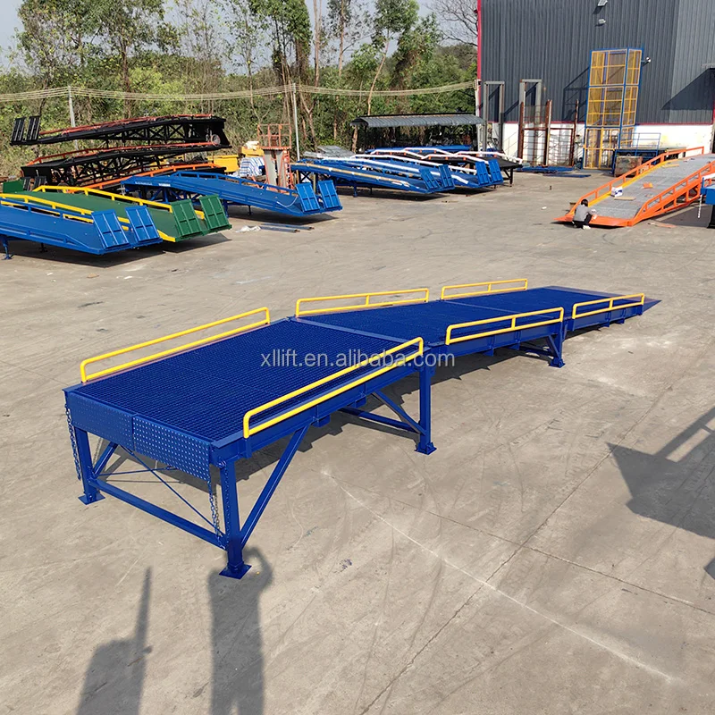 Hand Forklift Ramp Container Loading Ramp Folding Loading And Unloading Yard Ramp - Buy 8 Tons ...