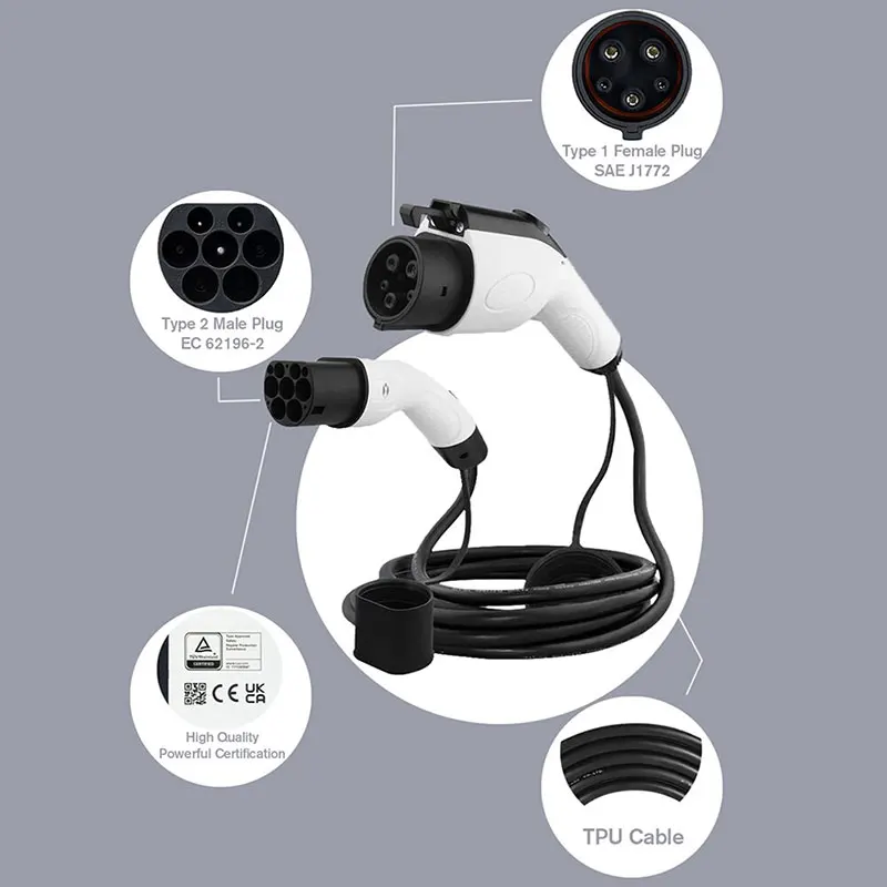 OLINK Electric Vehicle Car Charging Cable EVS Cord Type2 Extension ...