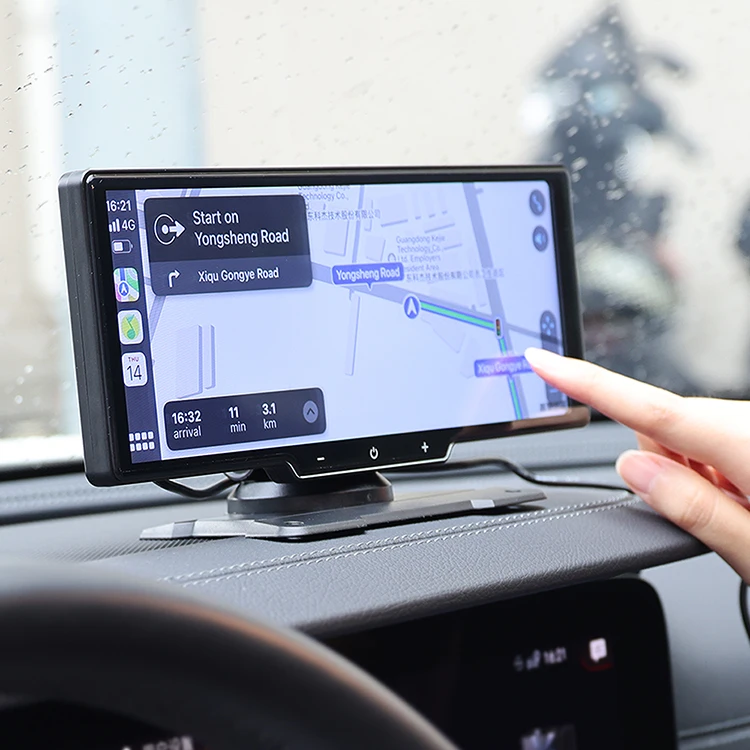 Portable 10.26" Android 12 1600*600 Smart Carplay Android Auto Gps Wifi ...