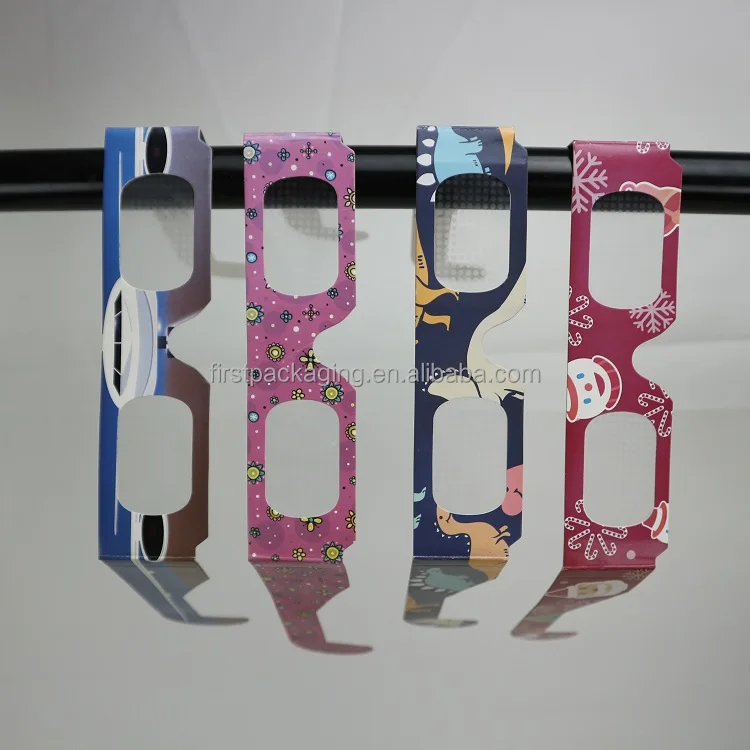 Custom Christmas Paper Diffraction Glasses 3d Firework Glasses - Buy Paper Diffraction Glasses ...