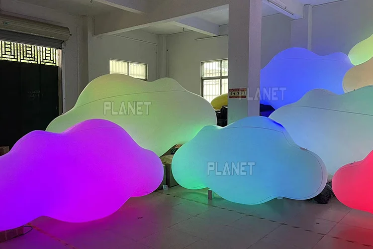 Durable Air Tight PVC Cloud Balloons for Event Decoration