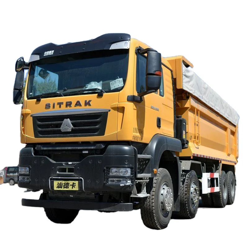 Sinotruk Sitrak G7W 400hp 8X4 6.8m Diesel Dump Truck New Condition ...