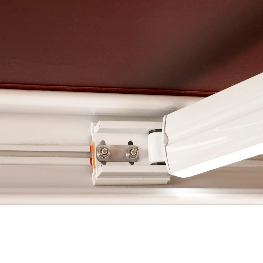 Deluxe Folding Arm Electrical Box Awning for Shop with Lighting Full ...