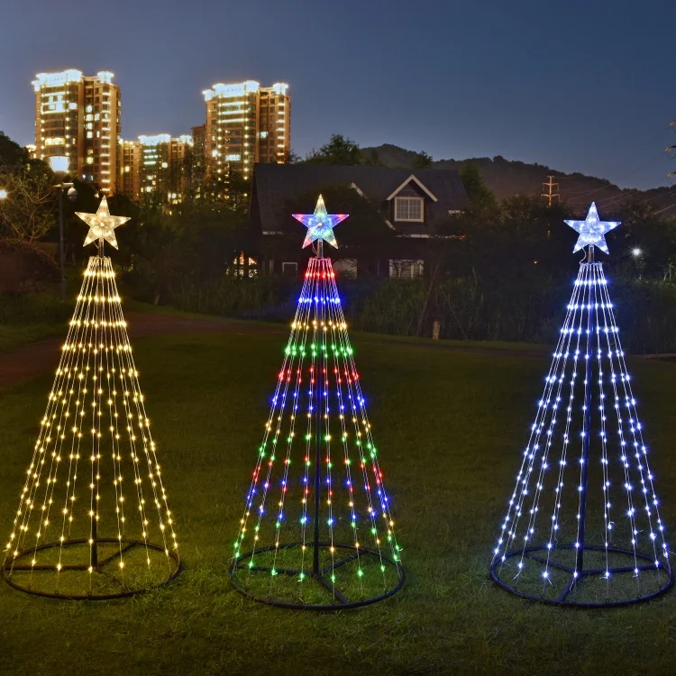 Choreographed Light Show Tree - Outdoor Christmas Decor