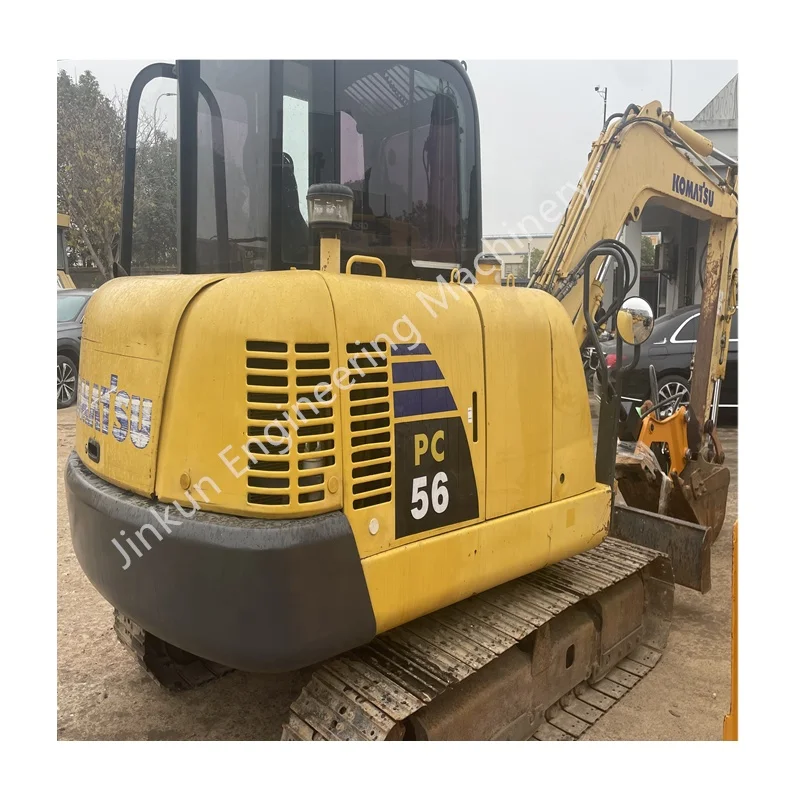Used Construction Machinery Backhoe Mini Excavator Komatsu Pc56 For ...