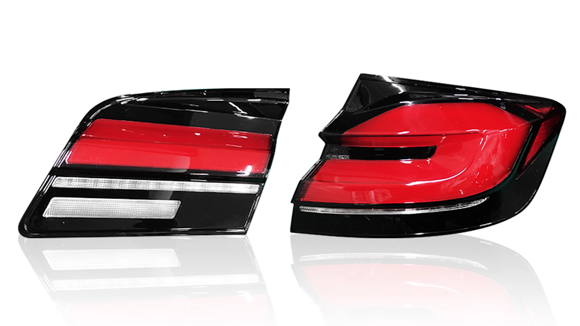 5 Series F10 F11 F18 Up To G30 G38 Style Upgrade Tail Light Modified ...