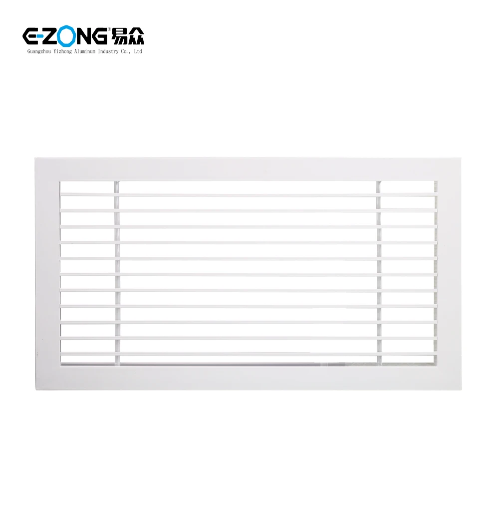Aluminum Linear Bar Grille Ceiling Wall Air Louver Grille For Hotel ...