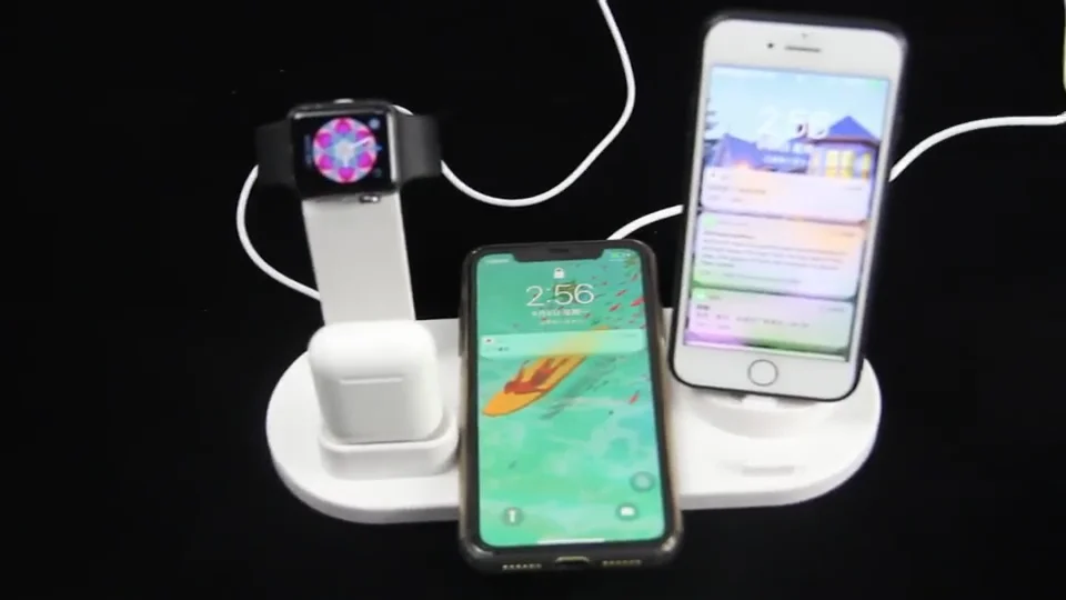 Folding Wireless Desktop Charger 15w Wireless Phone Charger Universal ...