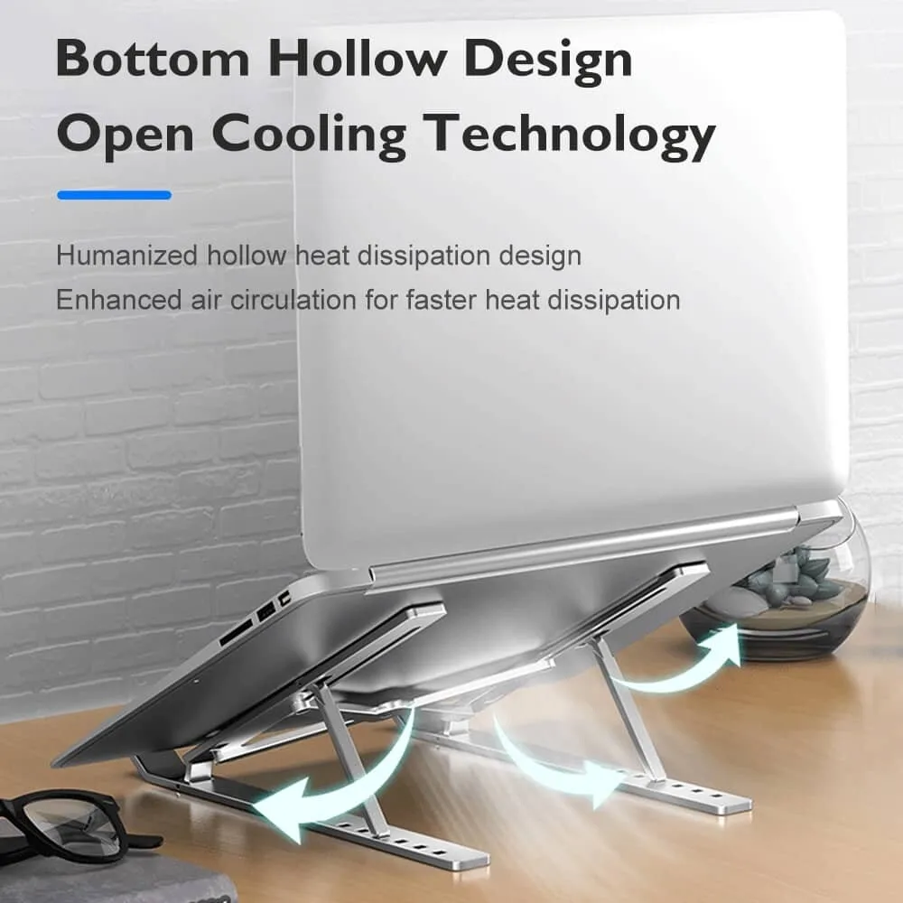 Adjustable Folding Laptop Stand - Portable & Durable Support
