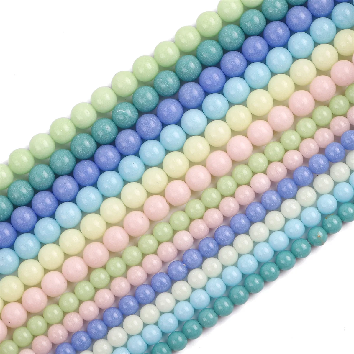 Jc Crystal Wholesale 6mm 8mm Luminous Round Glass Beads Crystal ...