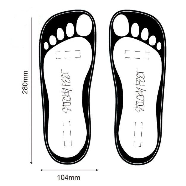 Customized Color Disposable Sticky Spray Tan Feet Eva Adhesive Bottom ...