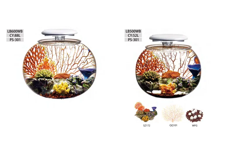 Custom Unbreakable Plastic Acrylic Cylinder Round Table Fish Tank ...