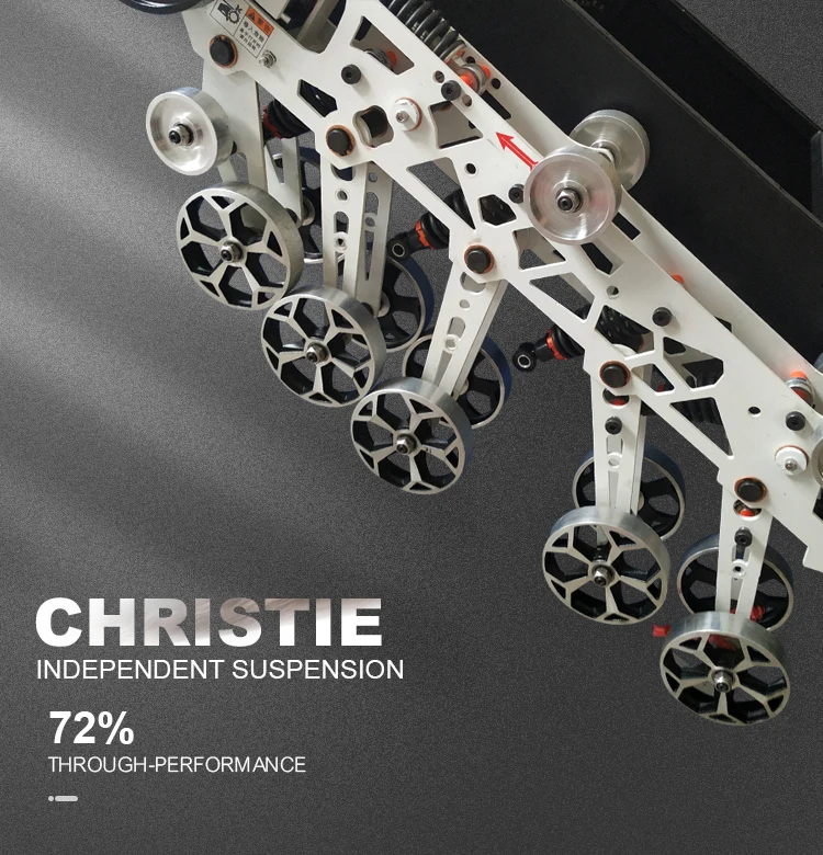 100kg Payload Undercarriage Tracked Robot Chassis AVT-12T for AGV ...