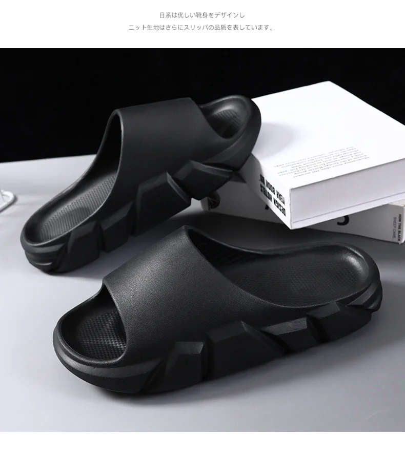 Fashion Summer Beach Casual Thick Soles Yezzy Custom Men's Women's Eva ...