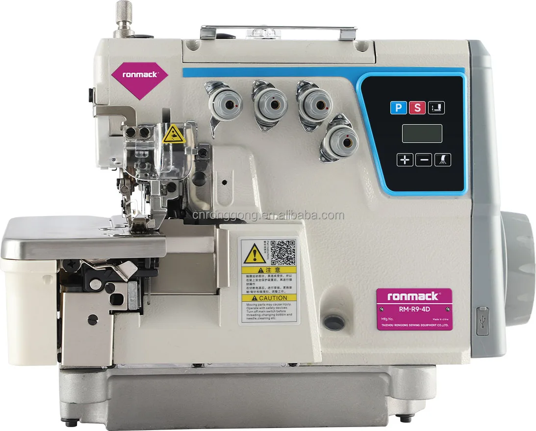 Ronmack R9-4d Super High Speed Overlock Industrial Sewing Machine Only ...
