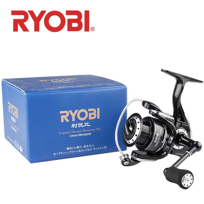 Japanese Fishing Reels 7+1 Bb 1000 2000 3000 4000 Ryobi Shock Fishing ...