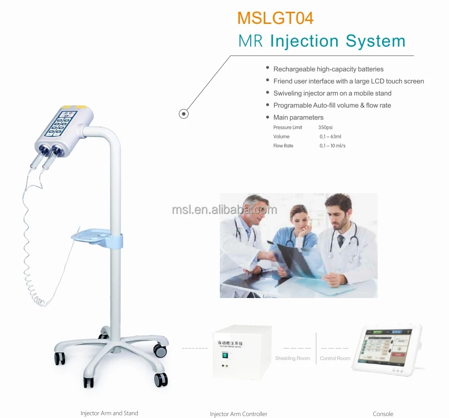 MRI Angiography Dual Syringe Medical Injector - MSLGT04