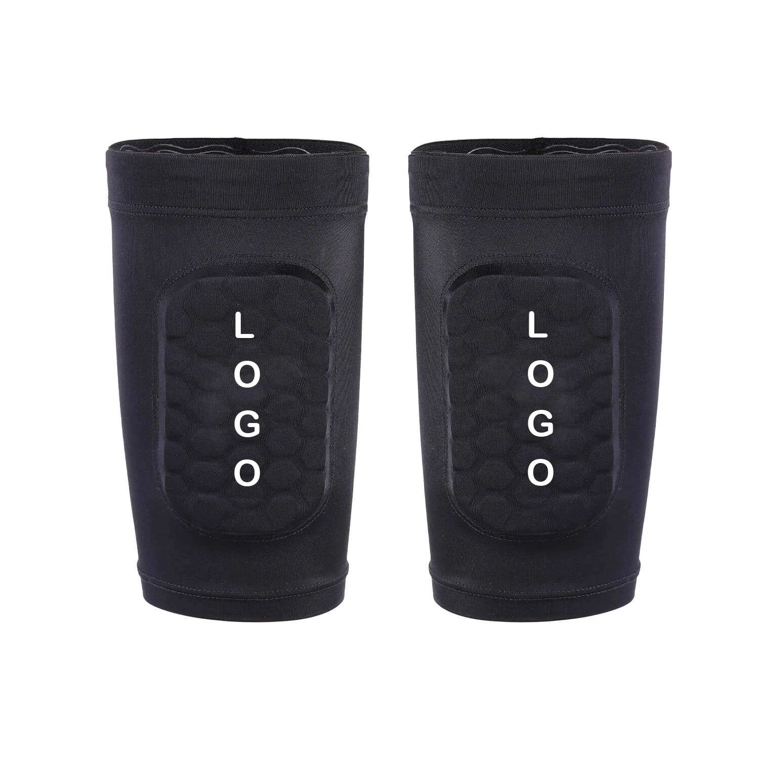 Custom Non Slip Calf Protector Sleeve - EVA Foam Soccer Shin Guards