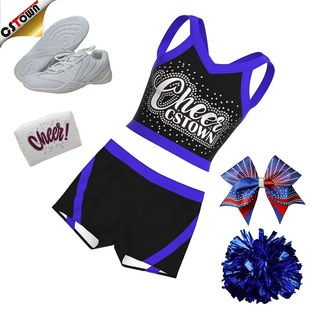 Latest Design Kids Cheerleading Uniforms Quick-drying Cheerleading ...