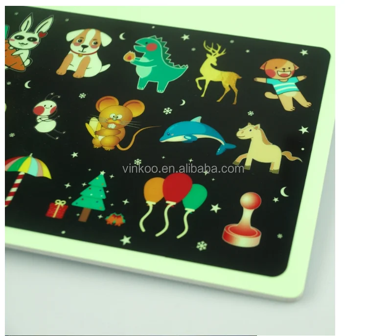 Fluorescent Light Writing Pad - Fun Kids Painting Board