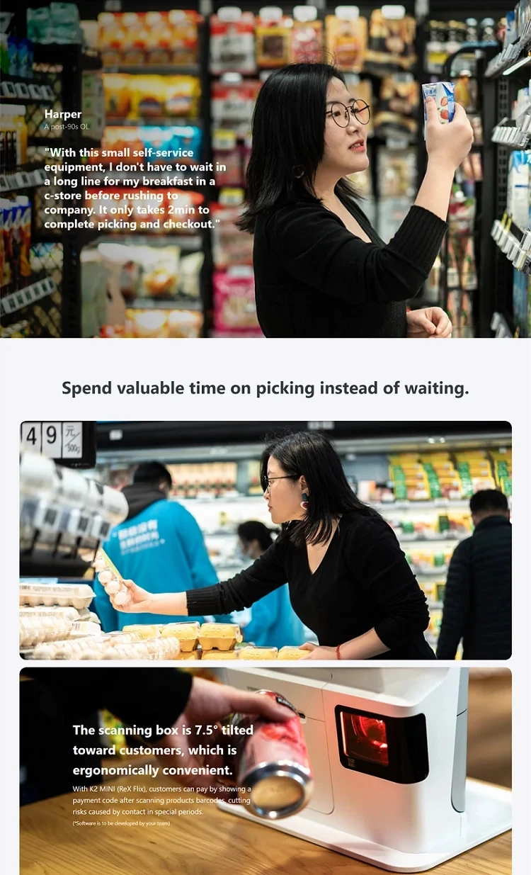 Sunmi K2 MINI Self-Service Ordering Machine for Restaurants