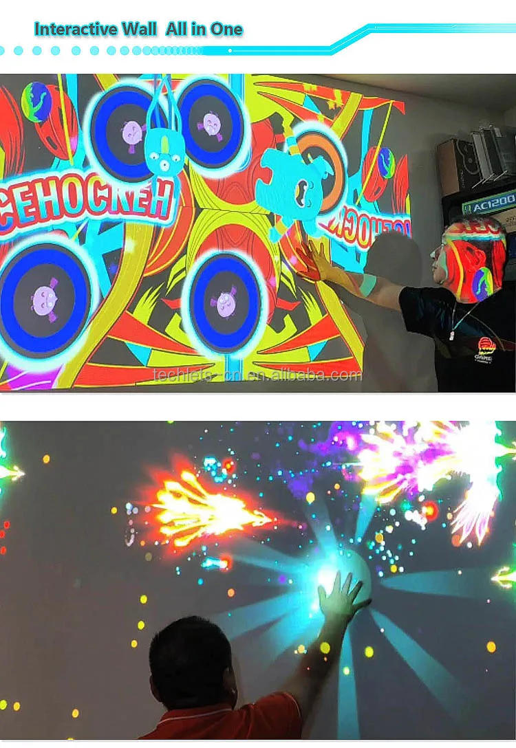 2mm High Precision Interactive Projection Large Screen High Precision ...