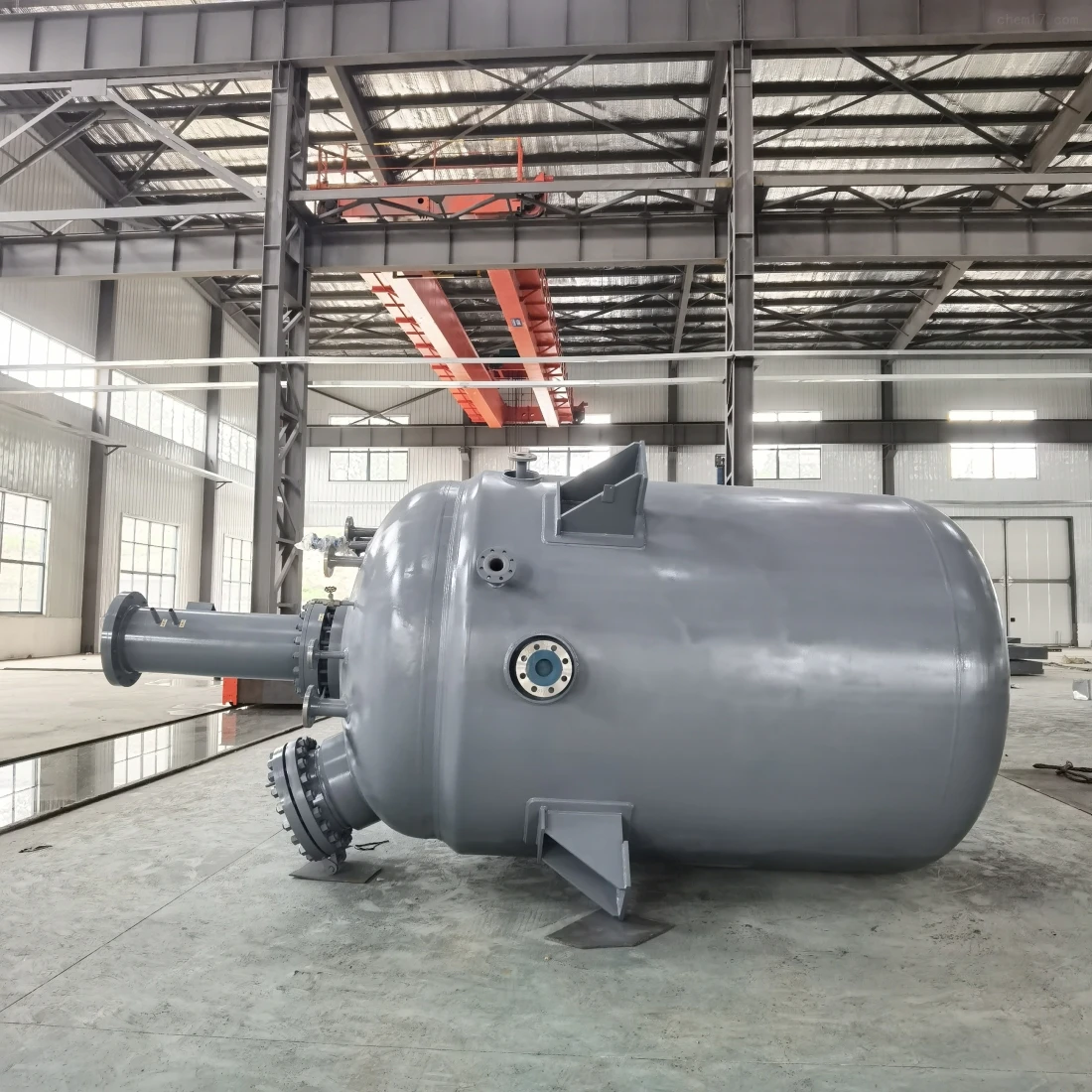 Contnuous Stirred Tank Reactor Kettle Jacketed heating Batch production ...