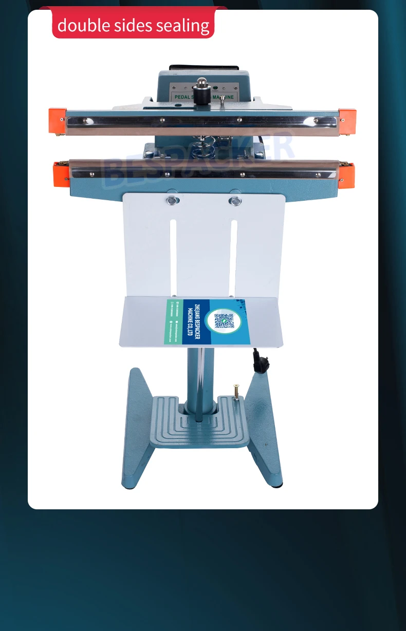 PSF-350 Aluminium Foot Pedal Sealer Heat Plastic Bag Sealing Machine ...