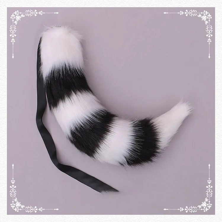 Cute Plush Animal Ears Kc Headdress Decoration Cosplay Tail Accessories ...