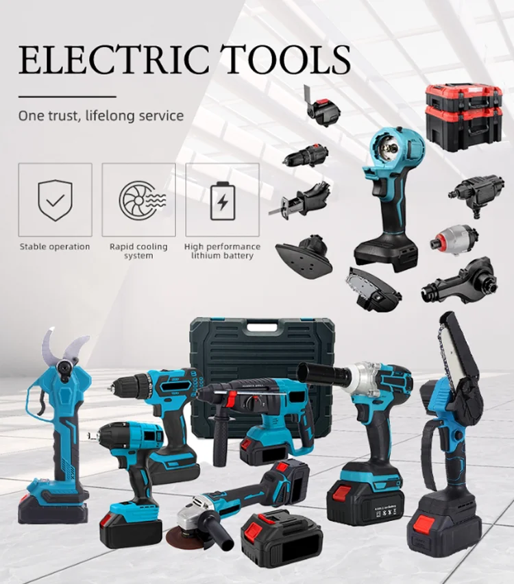 Hand-held Power Cordless Chainsaw For Wood Tree Branches Mini Portable ...