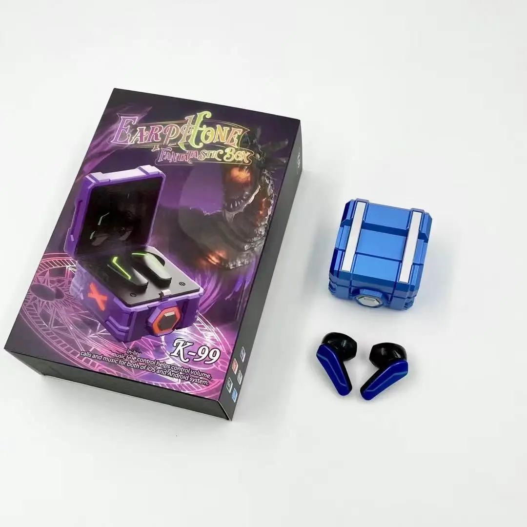 Original K99 Tws Mini True Stereo Wireless Earphones Sports Gaming Headsets Bt5.3 Rgb Low ...