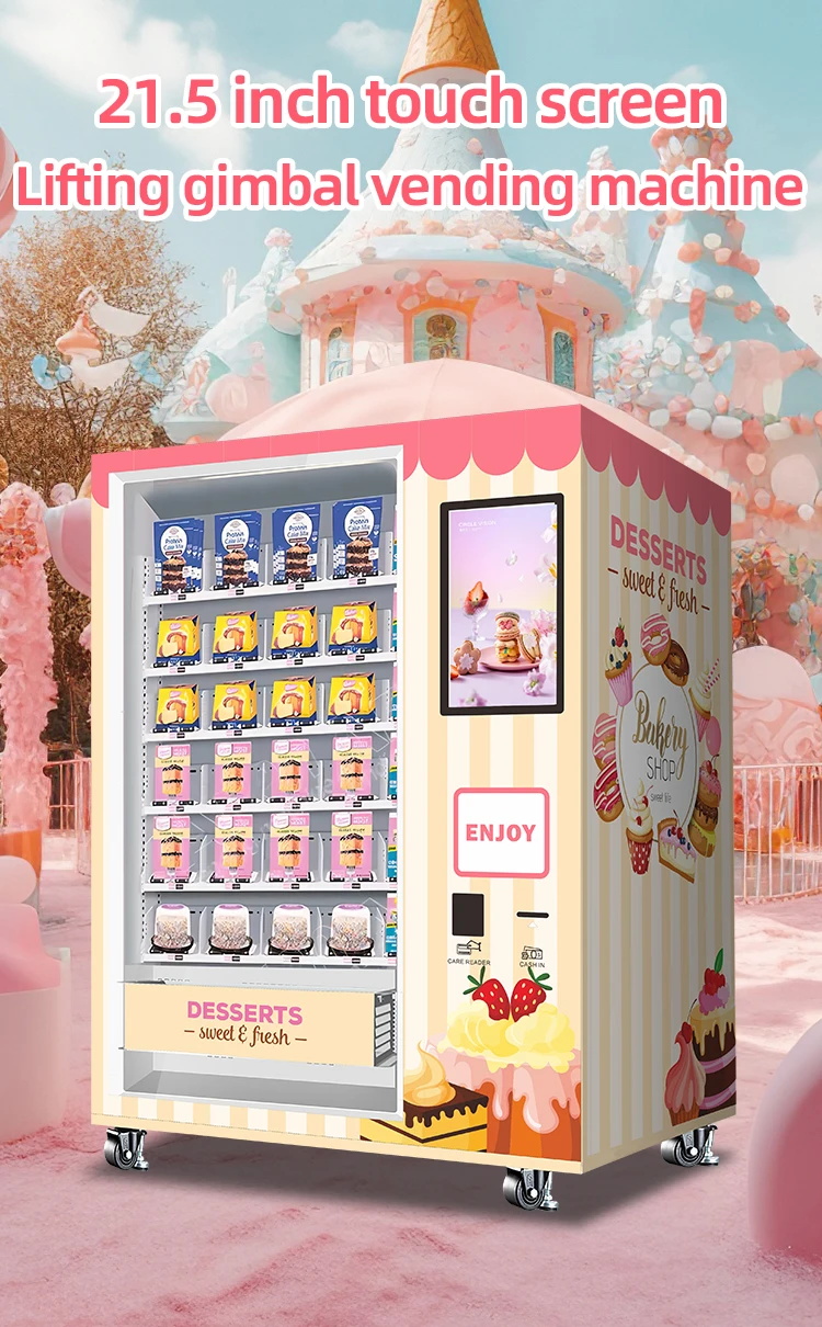 Fresh Food Dessert Cake Machine Vending - Buy Cake Machine Vending ...