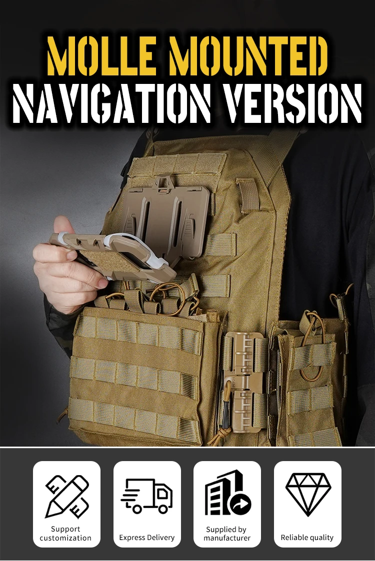 SABADO Outdoor Nylon Molle Front Folded Navigation Board
