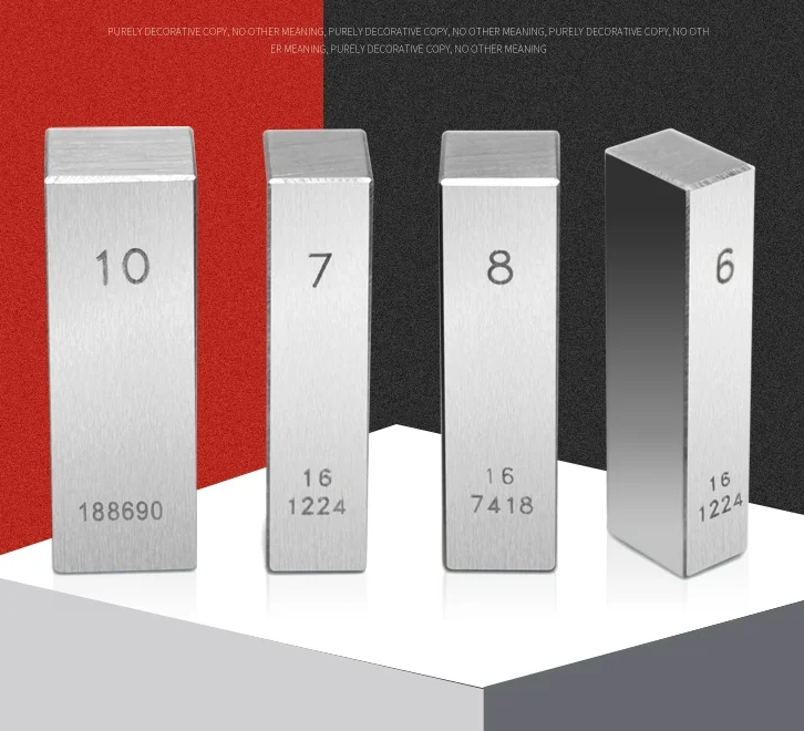 Tungsten Steel Measuring Block Parallel Crystal Block For Caliper ...