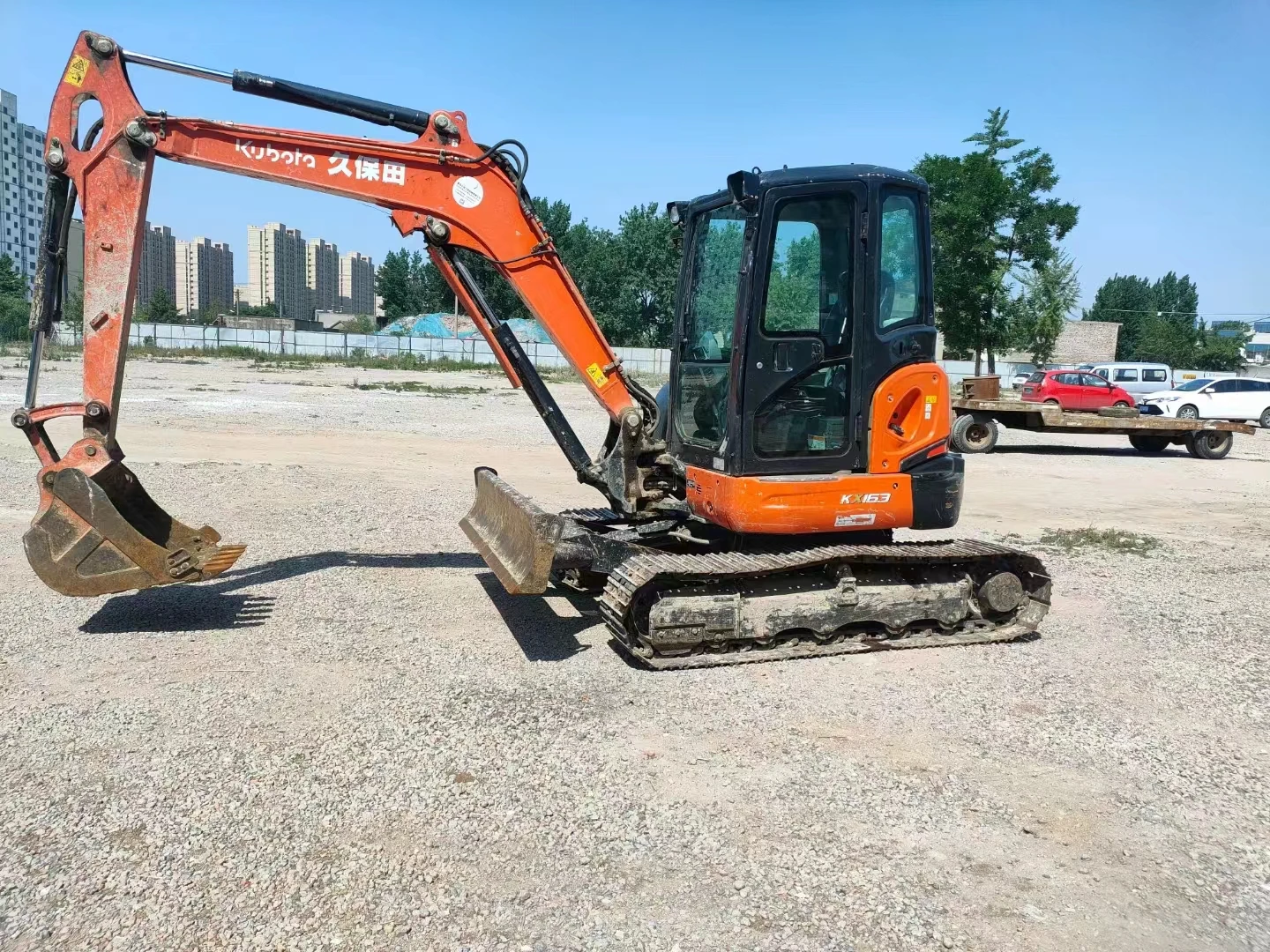 Used Kubota Kx 163 Small Excavator Digger Mini Excavator 7ton 8ton 4ton ...